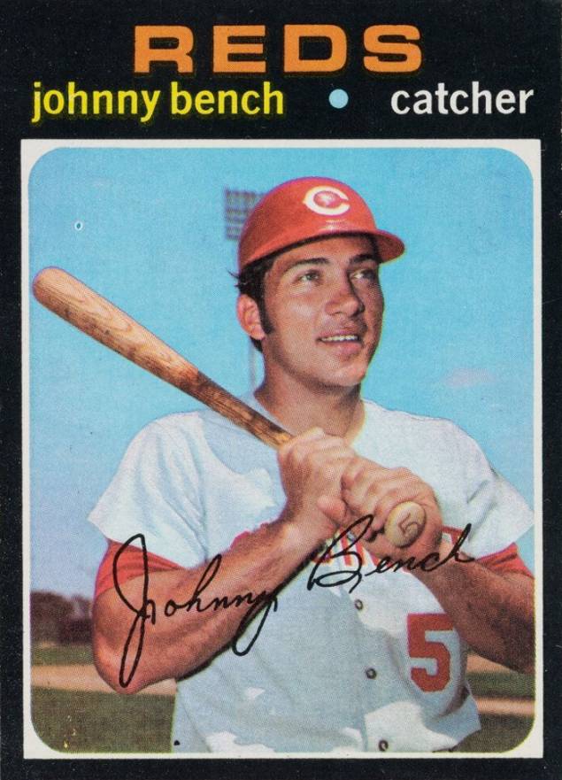 1971 Topps Johnny Bench #250 Baseball Card - VCP Price Guide