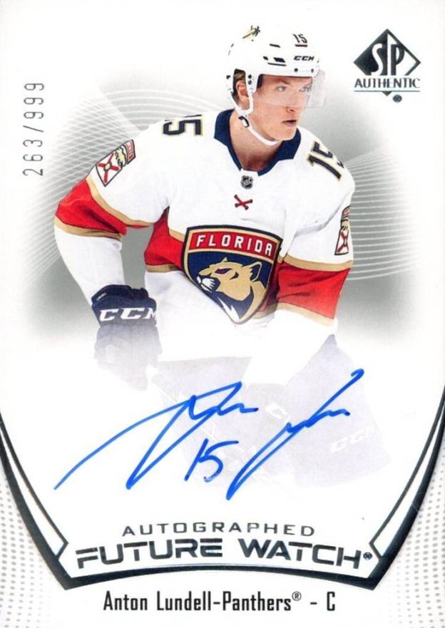 2021 SP Authentic Anton Lundell #174 Hockey Card - VCP Price Guide