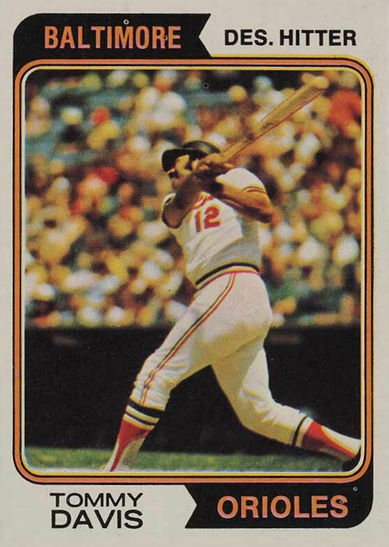 1974 Topps Tommy Davis #396 Baseball Card - VCP Price Guide