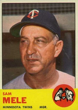 1963 Topps Sam Mele #531 Baseball - VCP Price Guide