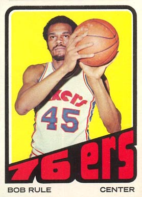 1972 Topps Bob Rule #40 Basketball Card - VCP Price Guide