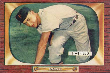 1955 Bowman Fred Hatfield #187 Baseball - VCP Price Guide