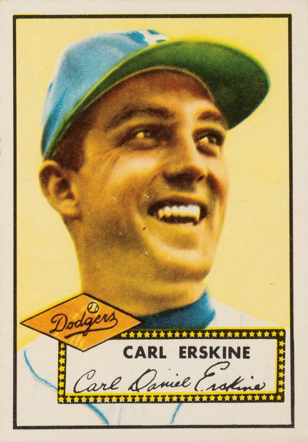 1952 Topps Carl Erskine #250 Baseball - VCP Price Guide