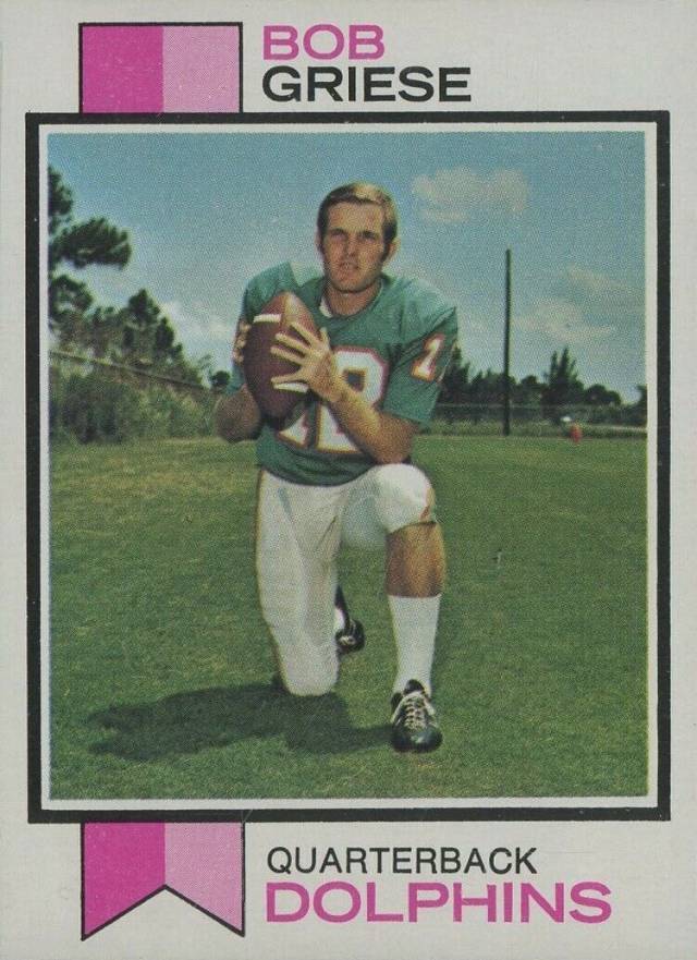 1973 Topps Bob Griese #295 Football Card - VCP Price Guide