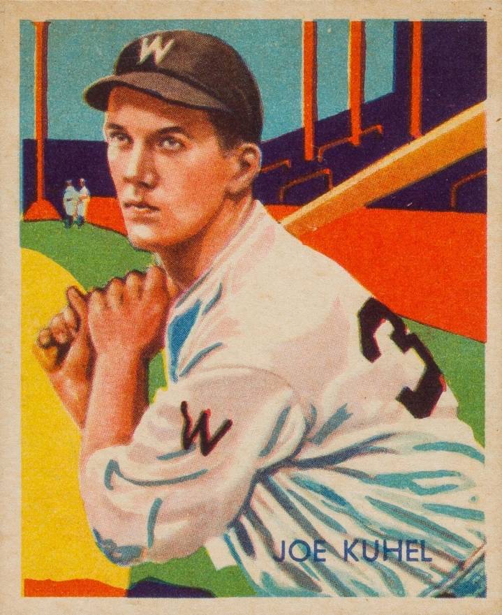 1934 Diamond Stars Joe Kuhel #78 Baseball Card - VCP Price Guide