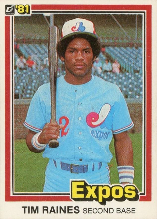 1981 Donruss Tim Raines #538 Baseball Card - VCP Price Guide