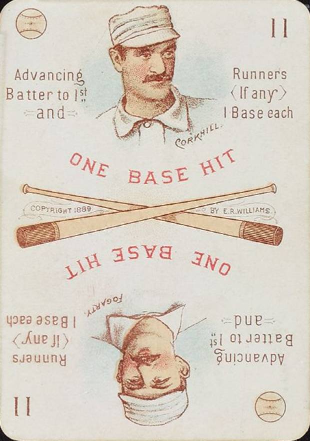 1889 E.R. Williams Card Game Pop Corkhill # Baseball Card - VCP Price Guide