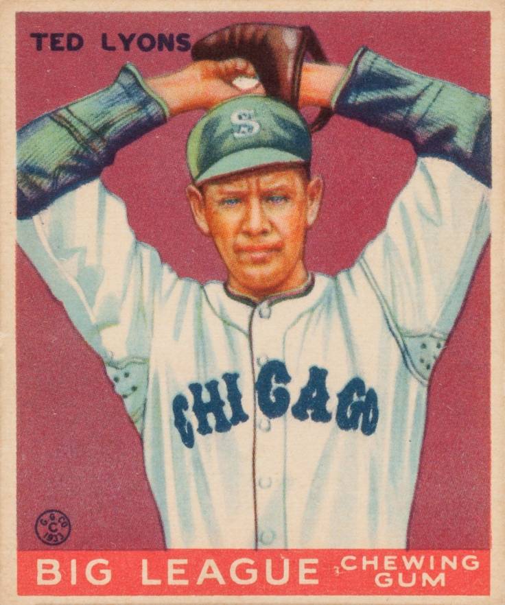 1933 Goudey Ted Lyons #7 Baseball - VCP Price Guide