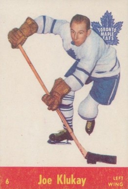 1955 Parkhurst Joe Klukay #6 Hockey Card - VCP Price Guide