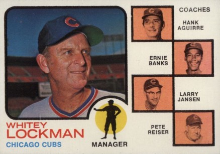 1973 Topps Cubs Manager & Coaches #81o Baseball - VCP Price Guide