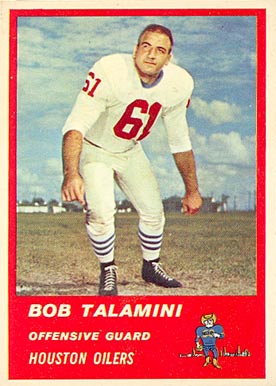 1963 Fleer Bob Talamini #39 Football - VCP Price Guide
