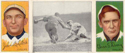 1912 Hassan Triple Folders Red Dooin # Baseball Card - VCP Price Guide