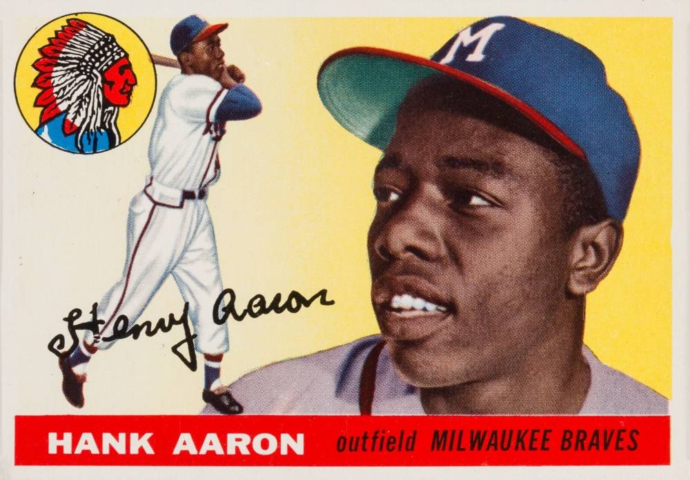 1955 Topps Hank Aaron #47 Baseball Card - VCP Price Guide