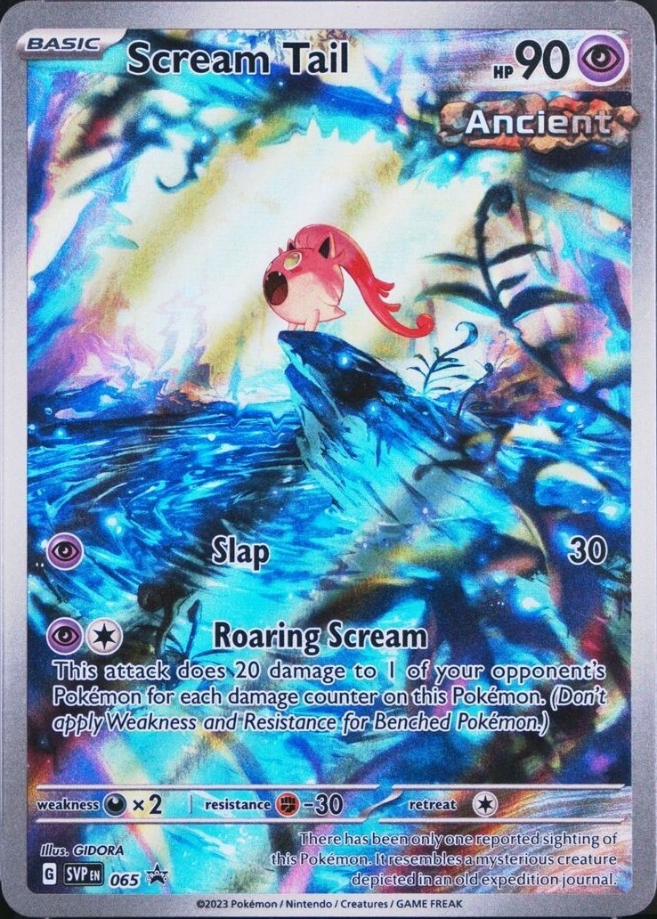 2023 Pokemon SVP EN-SV Black Star Promo Scream Tail #065 TCG - VCP ...
