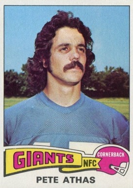 1975 Topps Pete Athas #484 Football Card - VCP Price Guide