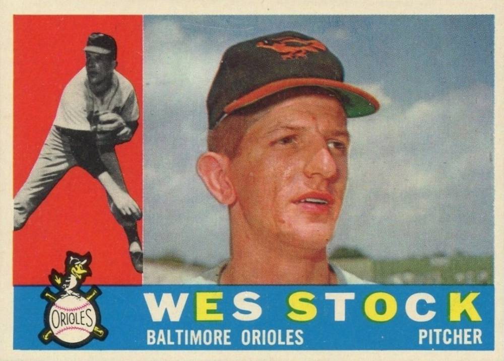 1960 Topps Wes Stock #481 Baseball Card - VCP Price Guide