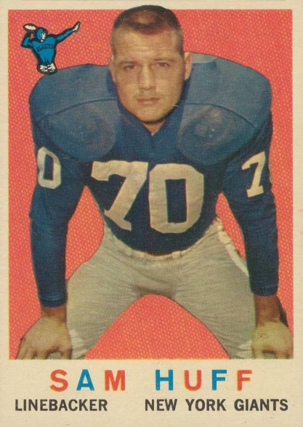 1959 Topps Sam Huff #51 Football Card - VCP Price Guide