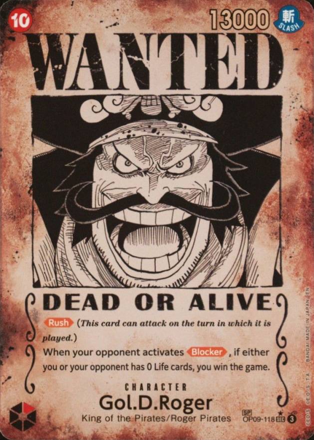 2025 One Piece OP13-Carrying on His Will Gol D. Roger #118 TCG Card ...
