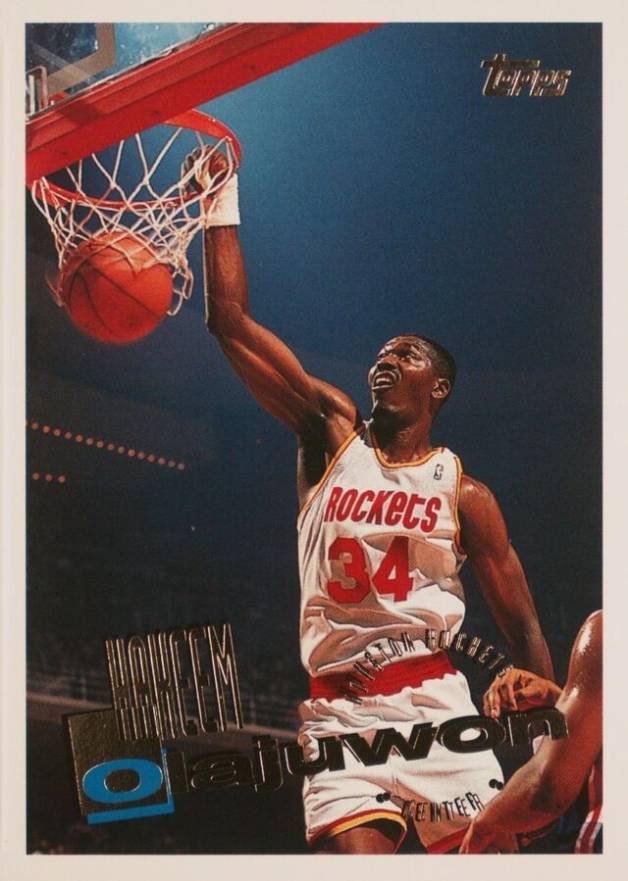 1995 Topps Hakeem Olajuwon #100 Basketball - VCP Price Guide