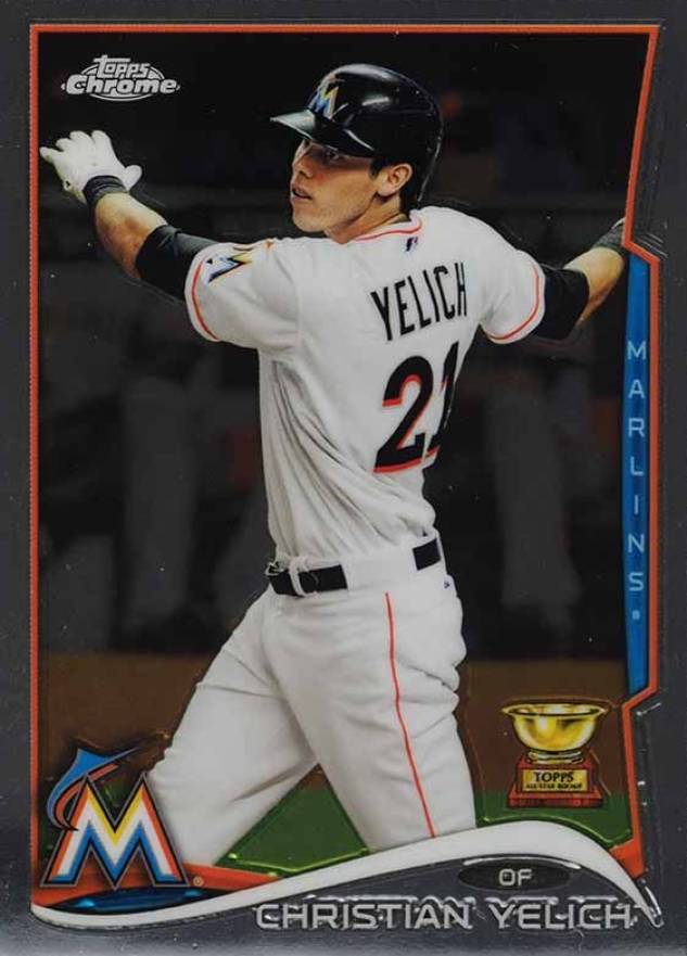 2014 Topps Chrome Christian Yelich #215 Baseball Card - VCP Price Guide