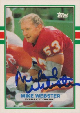 1989 Topps Traded Mike Webster #131T Football Card - VCP Price Guide