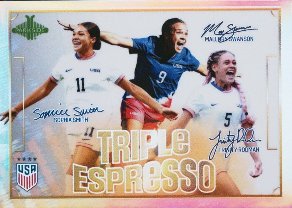 2024 Parkside NWSL Triple Espresso Mallory Swanson/Sophia Smith/Trinity ...