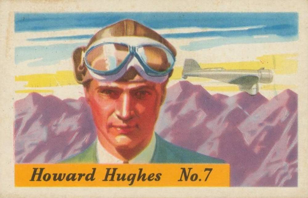 1936 Heinz Famous Aviators-1st Series Howard Hughes #7 Non-Sports Card ...