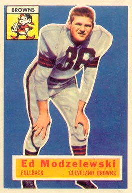 1956 Topps Ed Modzelewski #117 Football Card - VCP Price Guide