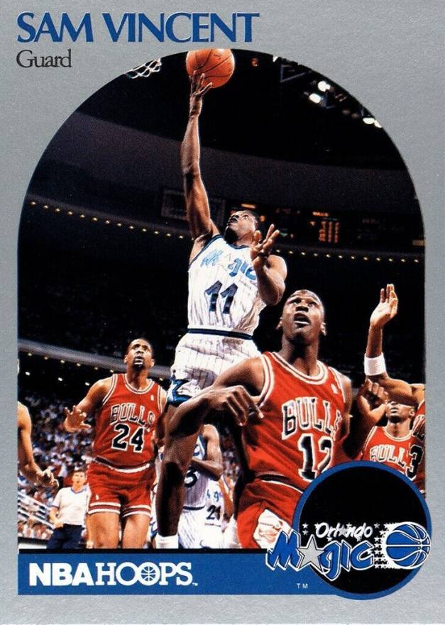 1990 Hoops Sam Vincent #223 Basketball Card - VCP Price Guide