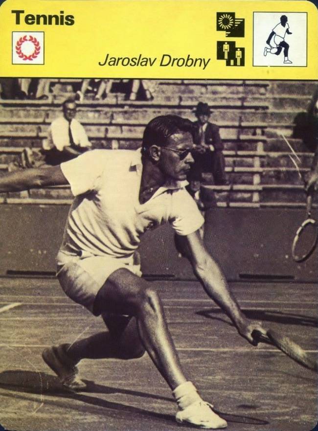 1977 Sportscaster Jaroslav Drobny #25-15 Other Sports - VCP Price Guide