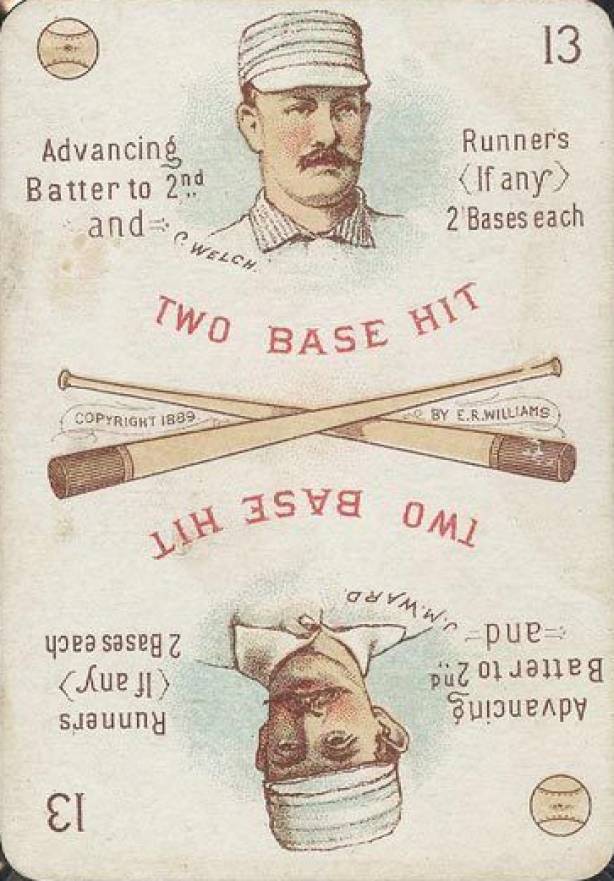 1889 E.R. Williams Card Game John Ward # Baseball Card - VCP Price Guide