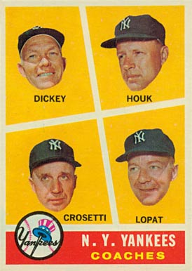 1960 Topps Frank Crosetti #465 Baseball Card - VCP Price Guide