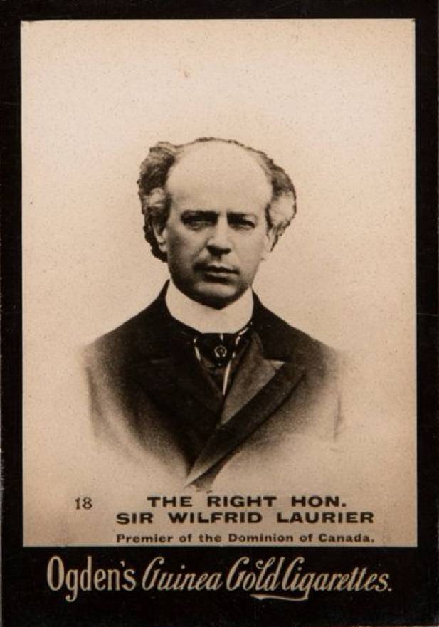 1901 Ogden's Ltd. Boer War Sir Wilfred Laurier #18 Non-Sports Card ...