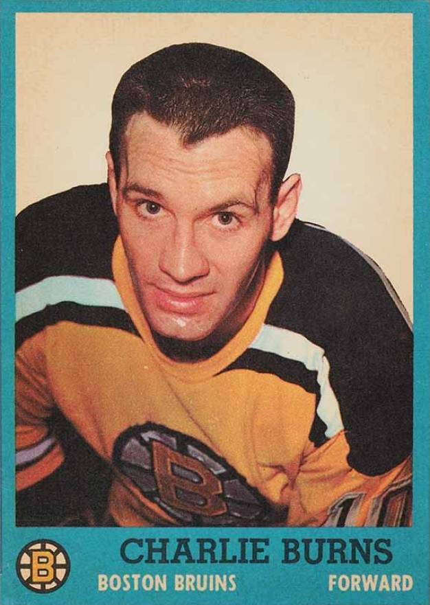 1962 Topps Charlie Burns #15 Hockey Card - VCP Price Guide