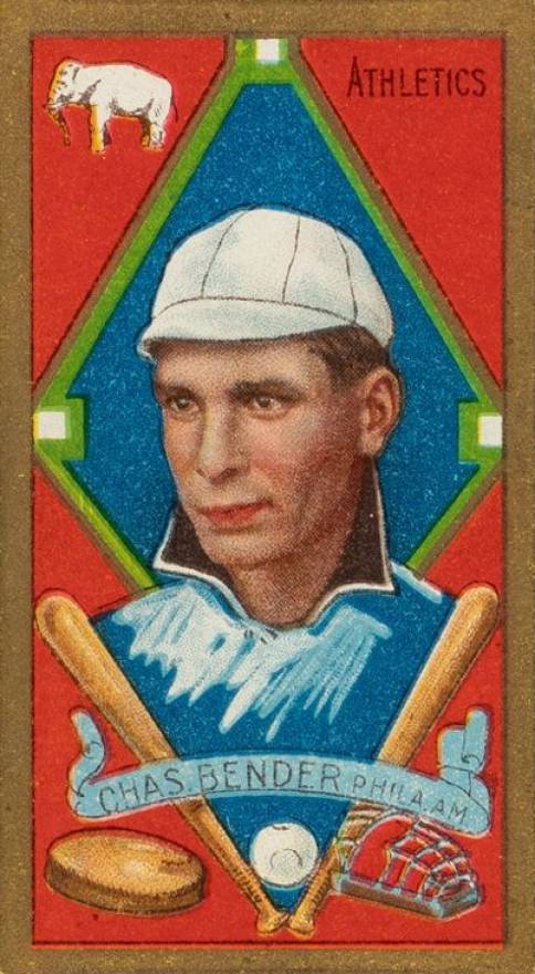 1911 Gold Borders Chief Bender #17 Baseball Card - VCP Price Guide