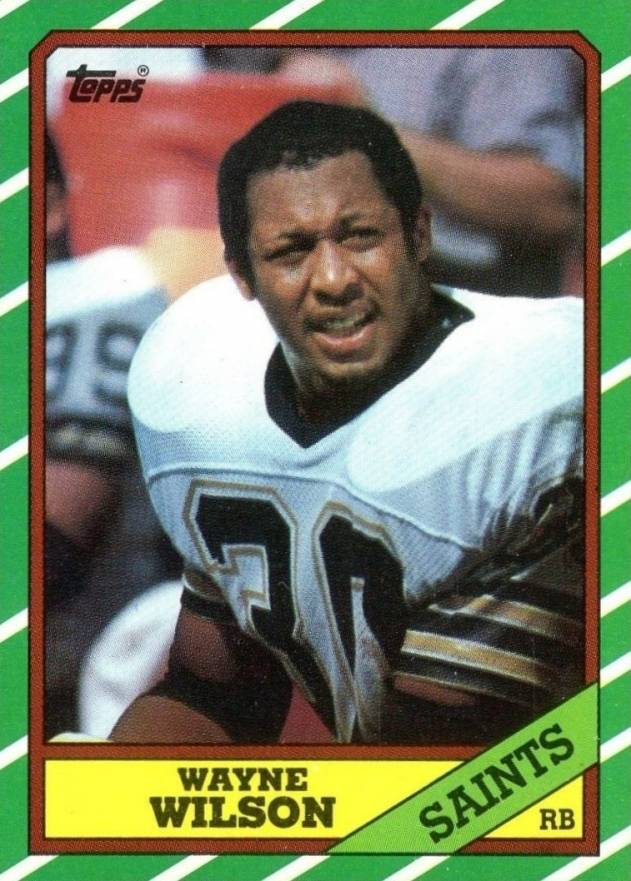 1986 Topps Wayne Wilson #341 Football - VCP Price Guide