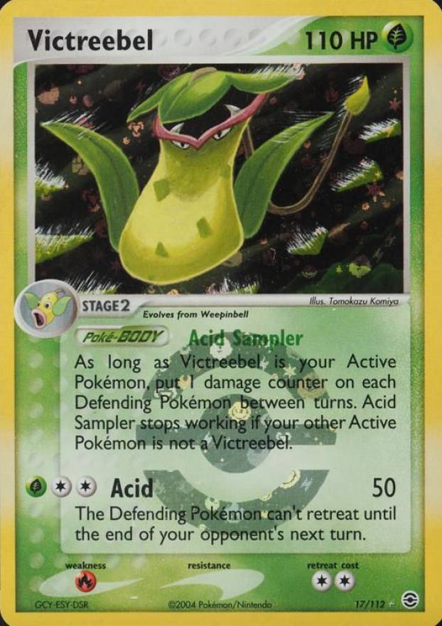 2004 Pokemon EX Fire Red & Leaf Green Victreebel-Reverse Foil #17 TCG ...