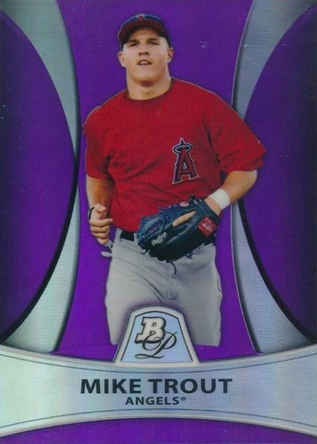 2010 Bowman Platinum Prospects Mike Trout #PP5 Baseball - VCP Price Guide