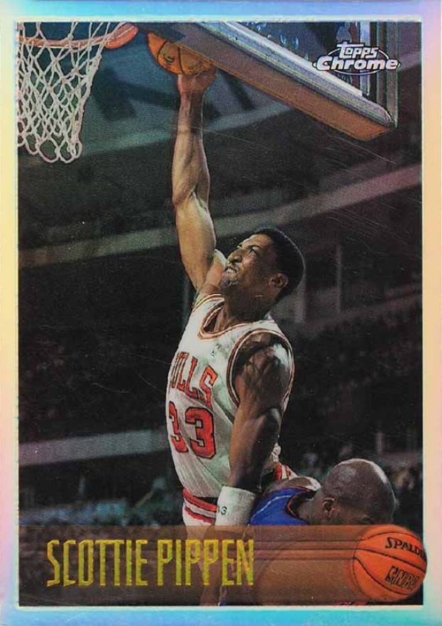 1996 Topps Chrome Scottie Pippen #33 Basketball Card - VCP Price Guide