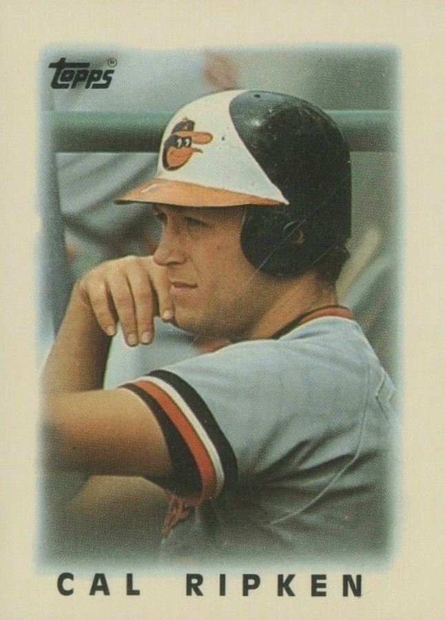 1986 Topps Mini League Leaders Cal Ripken Jr. #2 Baseball Card - VCP ...