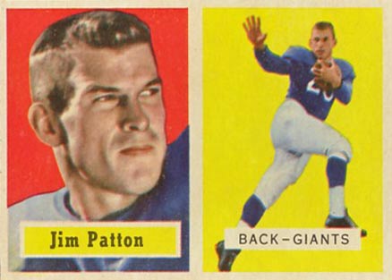 1957 Topps Jim Patton #83 Football - VCP Price Guide