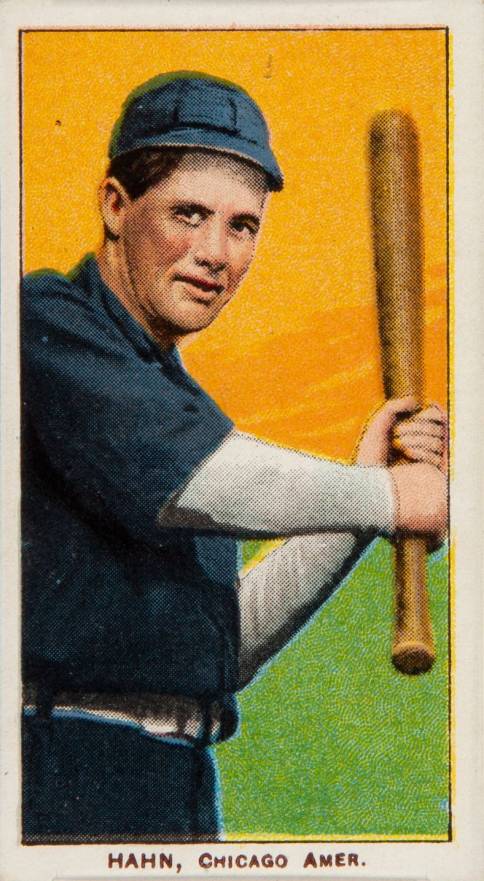 1909 White Borders Piedmont & Sweet Caporal Ed Hahn #200 Baseball Card ...