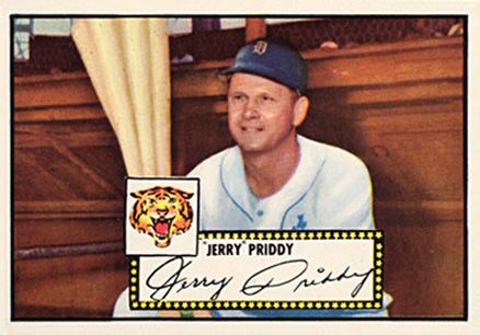 1952 Topps Jerry Priddy #28b Baseball - VCP Price Guide