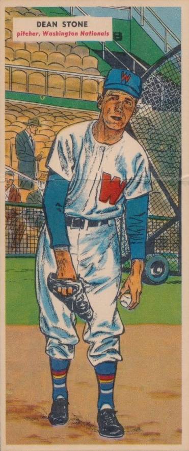 1955 Topps Doubleheaders Dean Stone #17/18 Baseball Card - VCP Price Guide
