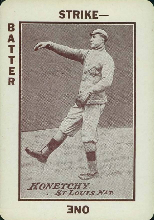 1913 National Game Ed Konetchy #24 Baseball Card - VCP Price Guide