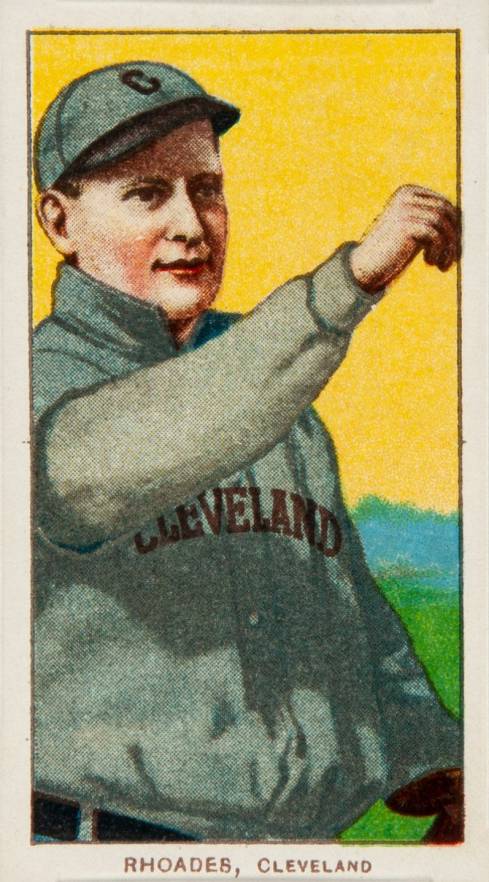 1909 White Borders Piedmont & Sweet Caporal Bob Rhoads #410 Baseball ...