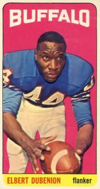 1965 Topps Elbert Dubenion #28 Football Card - VCP Price Guide