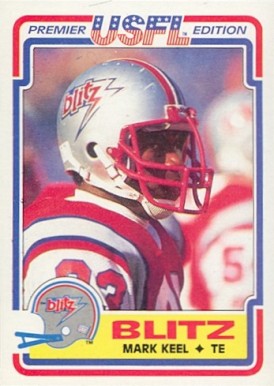 1984 Topps USFL Mark Keel #22 Football Card - VCP Price Guide