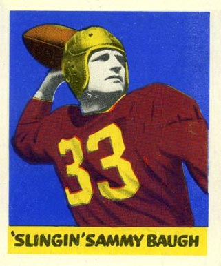 1948 Leaf Sammy Baugh #34 Football Card - VCP Price Guide