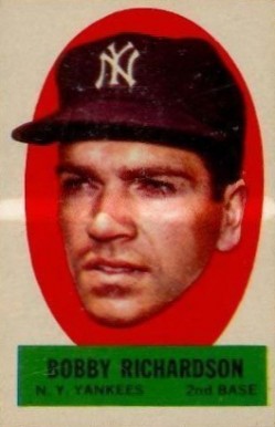 1963 Topps Peel-Offs Bobby Richardson # Baseball - VCP Price Guide